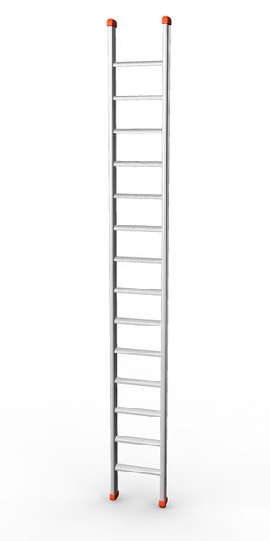 steel ladder 3d model