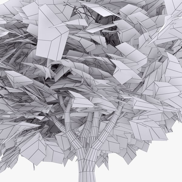 3d deciduous 020 model