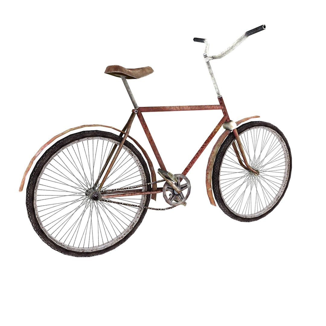 3d old bicycle model