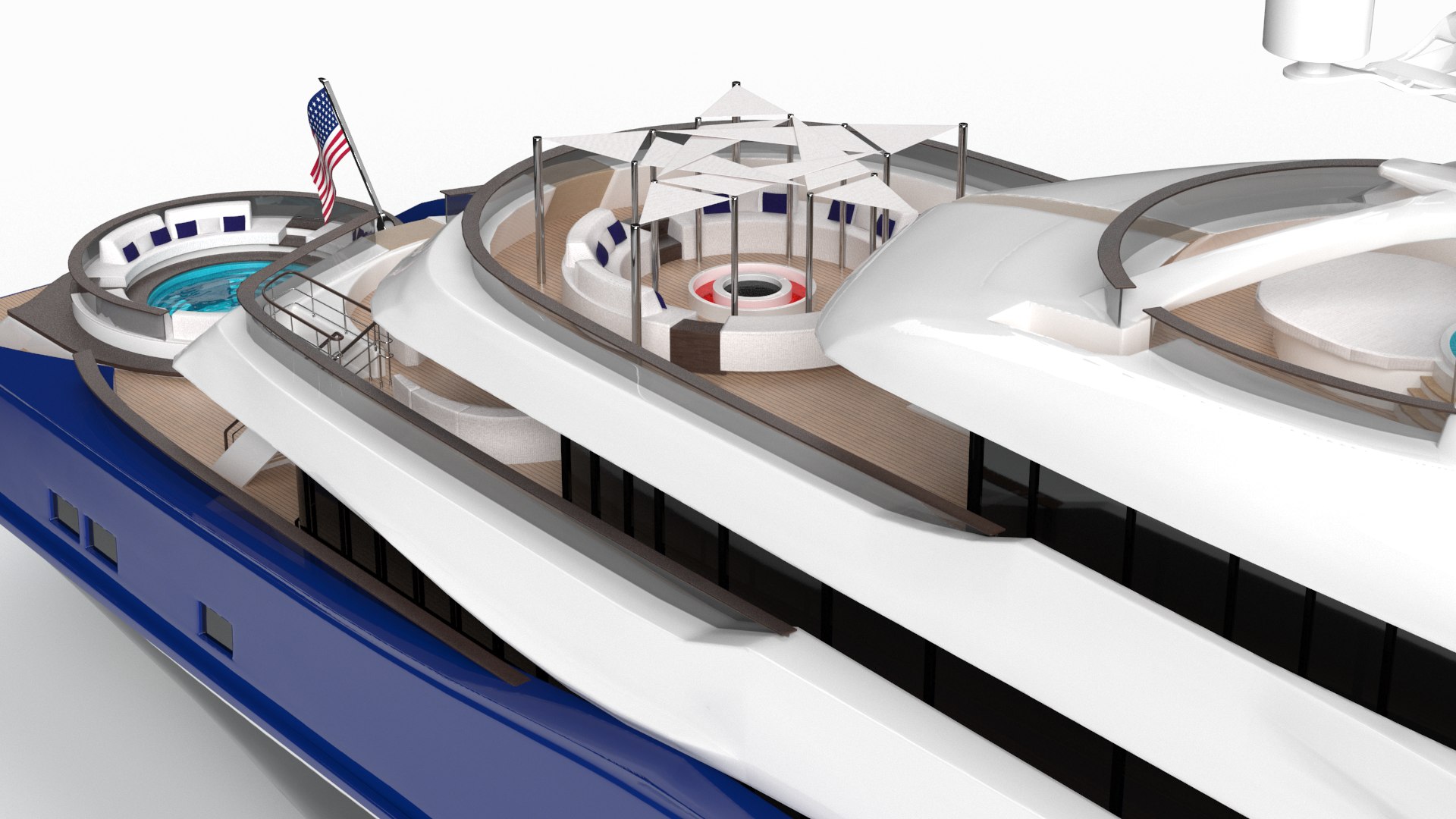 Willie Lynn Yacht Night Scene 3D Model - TurboSquid 2207834