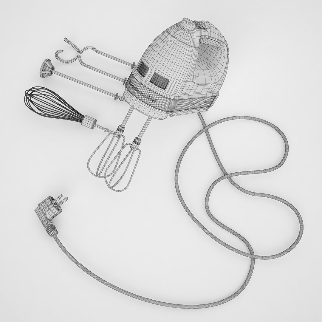 3d Model Of Manual Mixer Kitchen