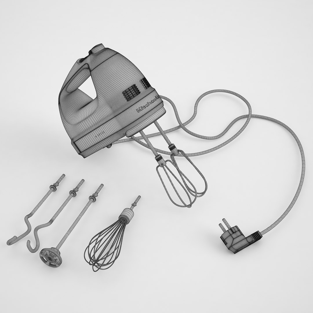 3d Model Of Manual Mixer Kitchen
