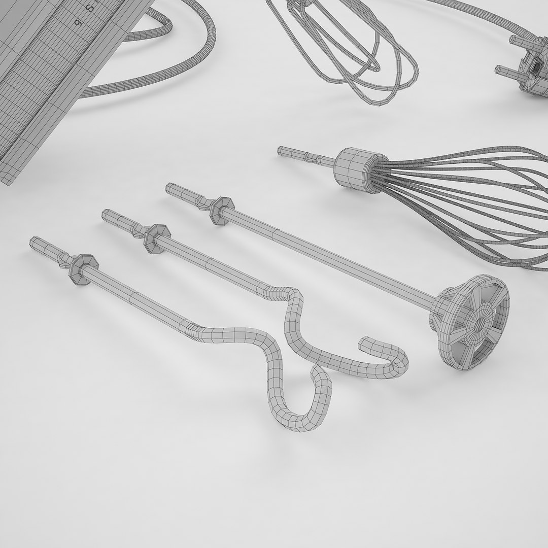 3d Model Of Manual Mixer Kitchen