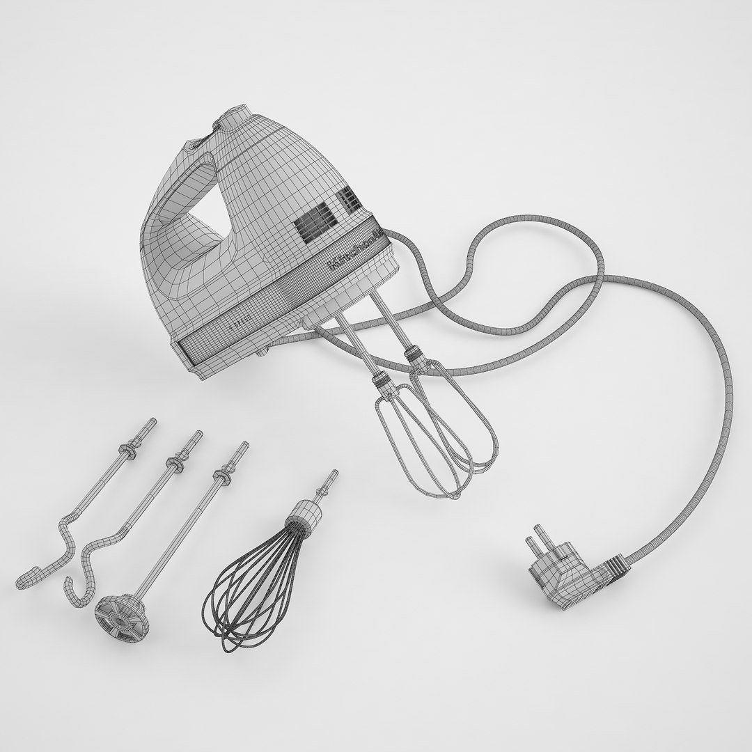 3d Model Of Manual Mixer Kitchen