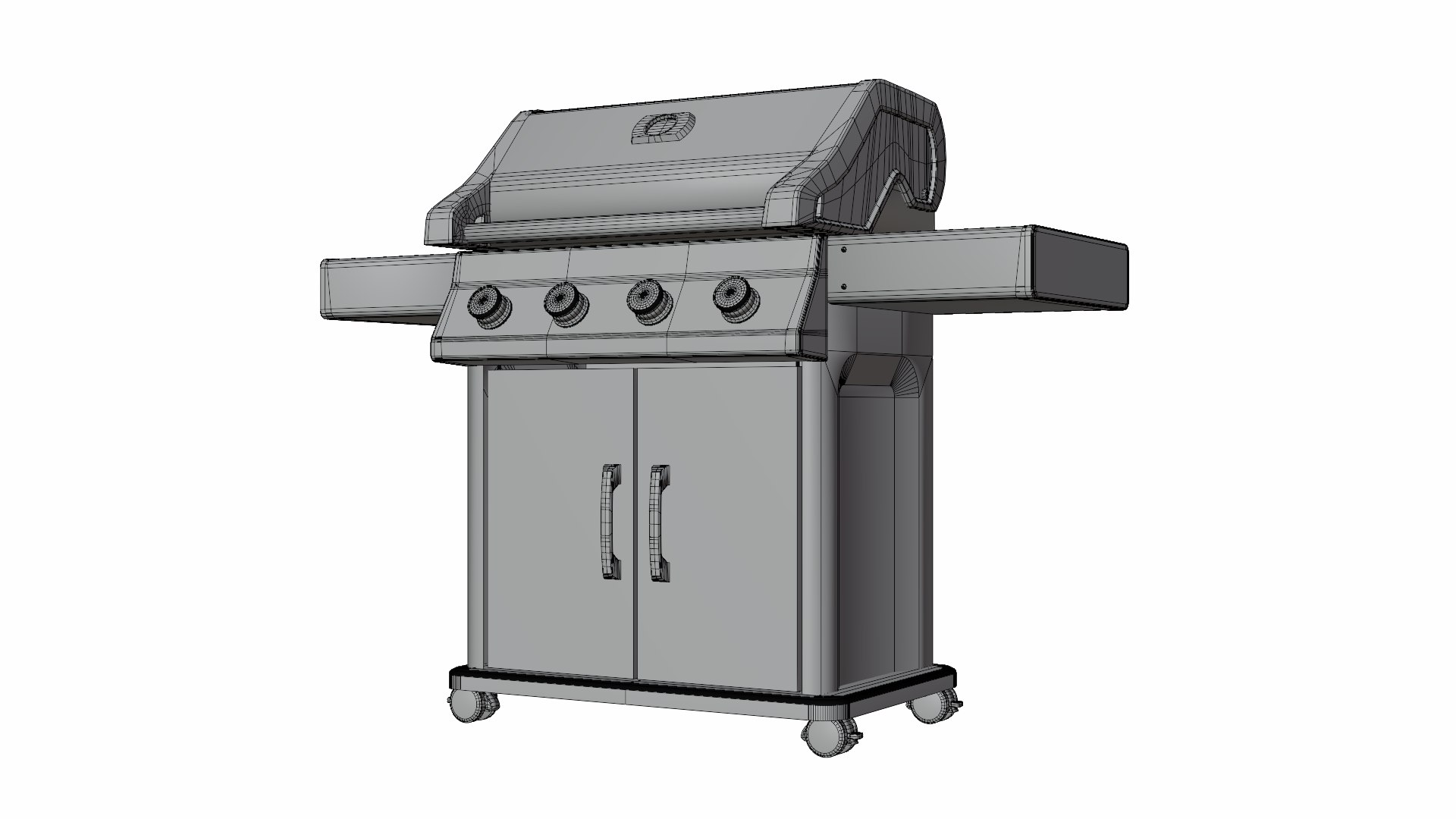Propane Gas Grill 3D model - TurboSquid 2115146