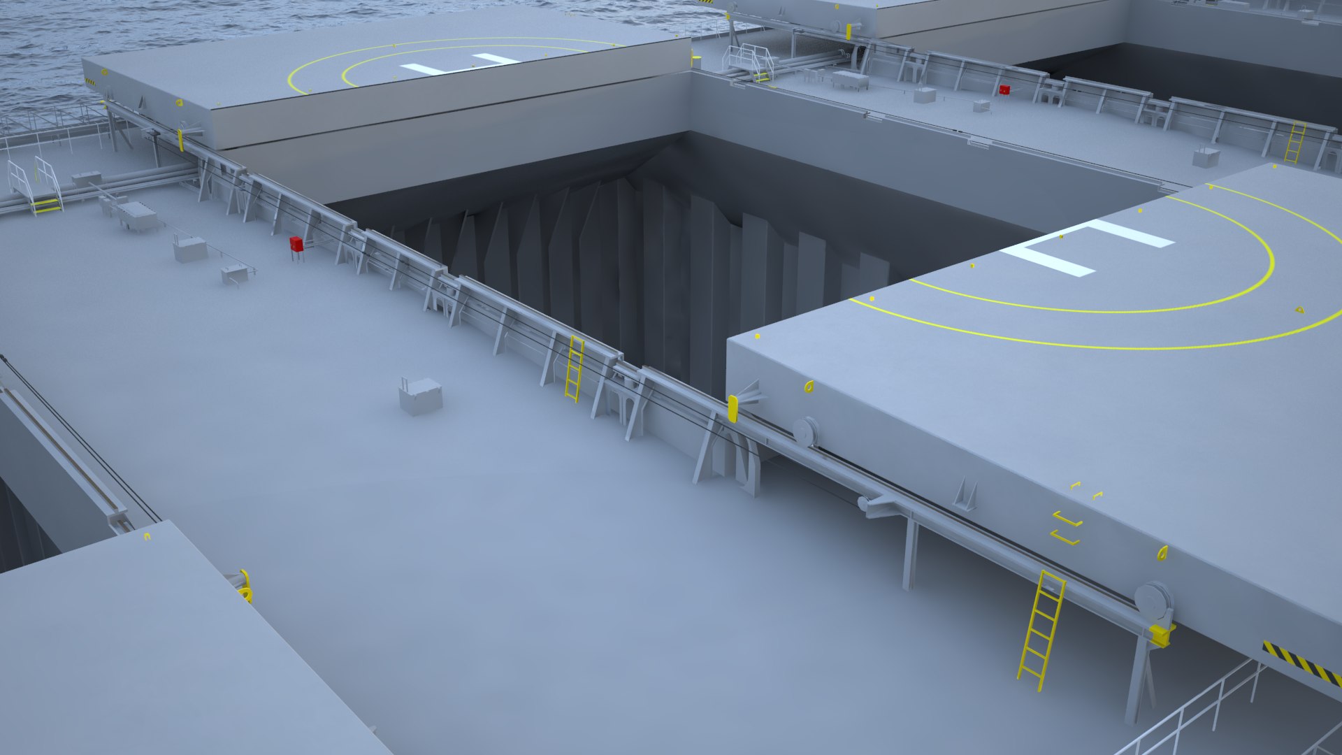 3d Bulk Carrier Ship Cargo Model
