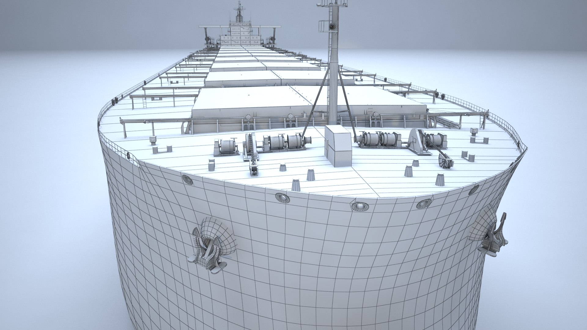 3d Bulk Carrier Ship Cargo Model