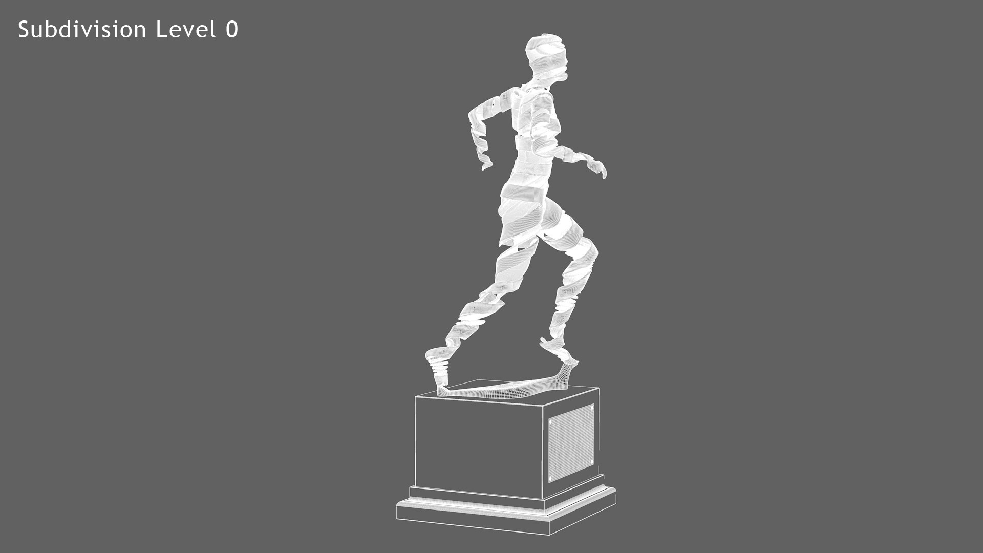 3D Marathon Trophy - TurboSquid 1918966