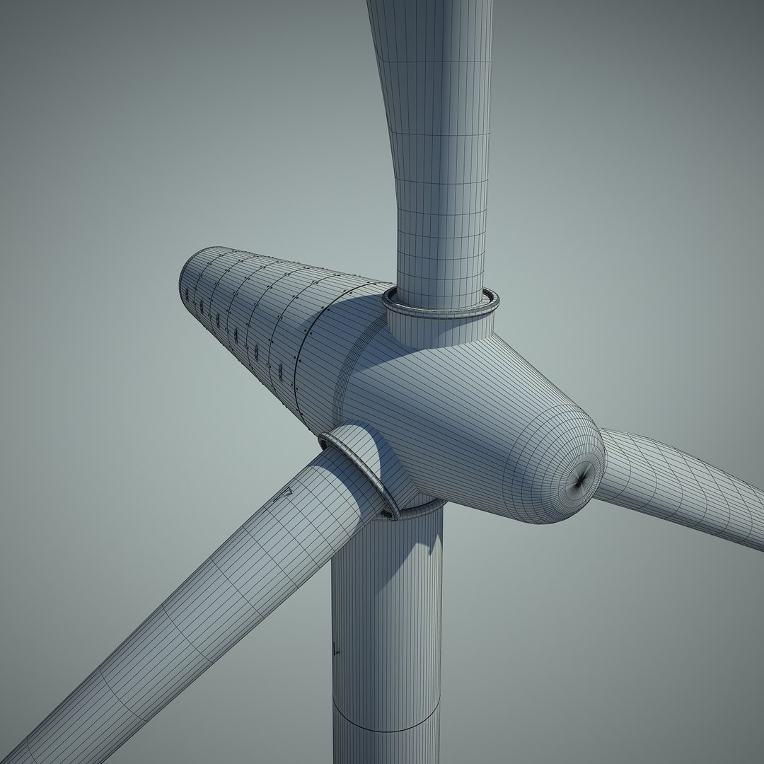 Wind Turbine 3d Model