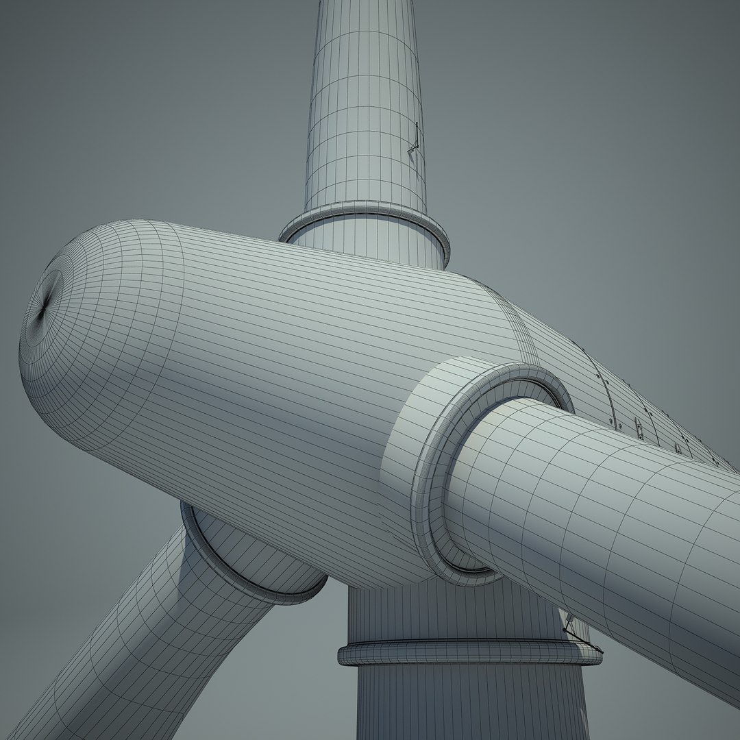 Wind Turbine 3d Model
