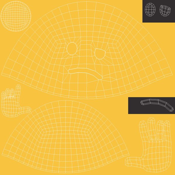 Emoji de Android pensando cara Modelo 3D - TurboSquid 1823726