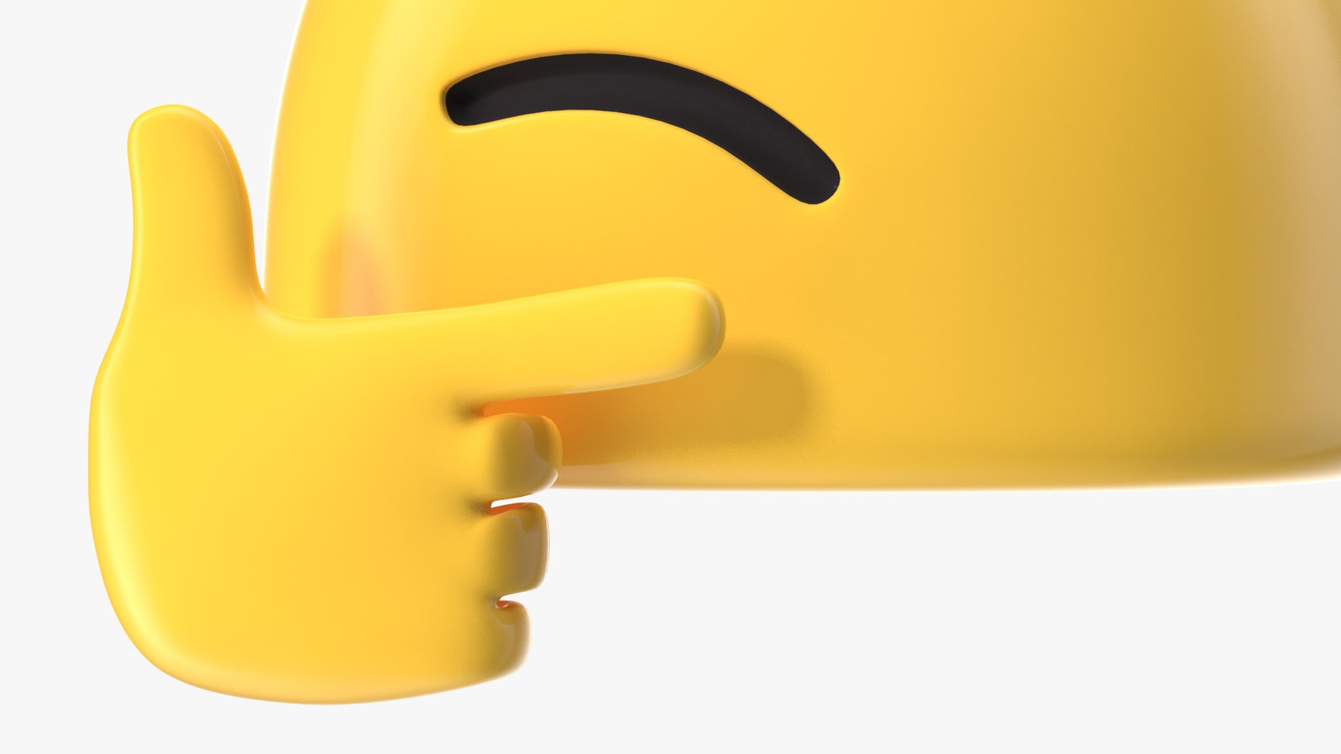 Thinking Face Android Emoji Model - TurboSquid 1823726