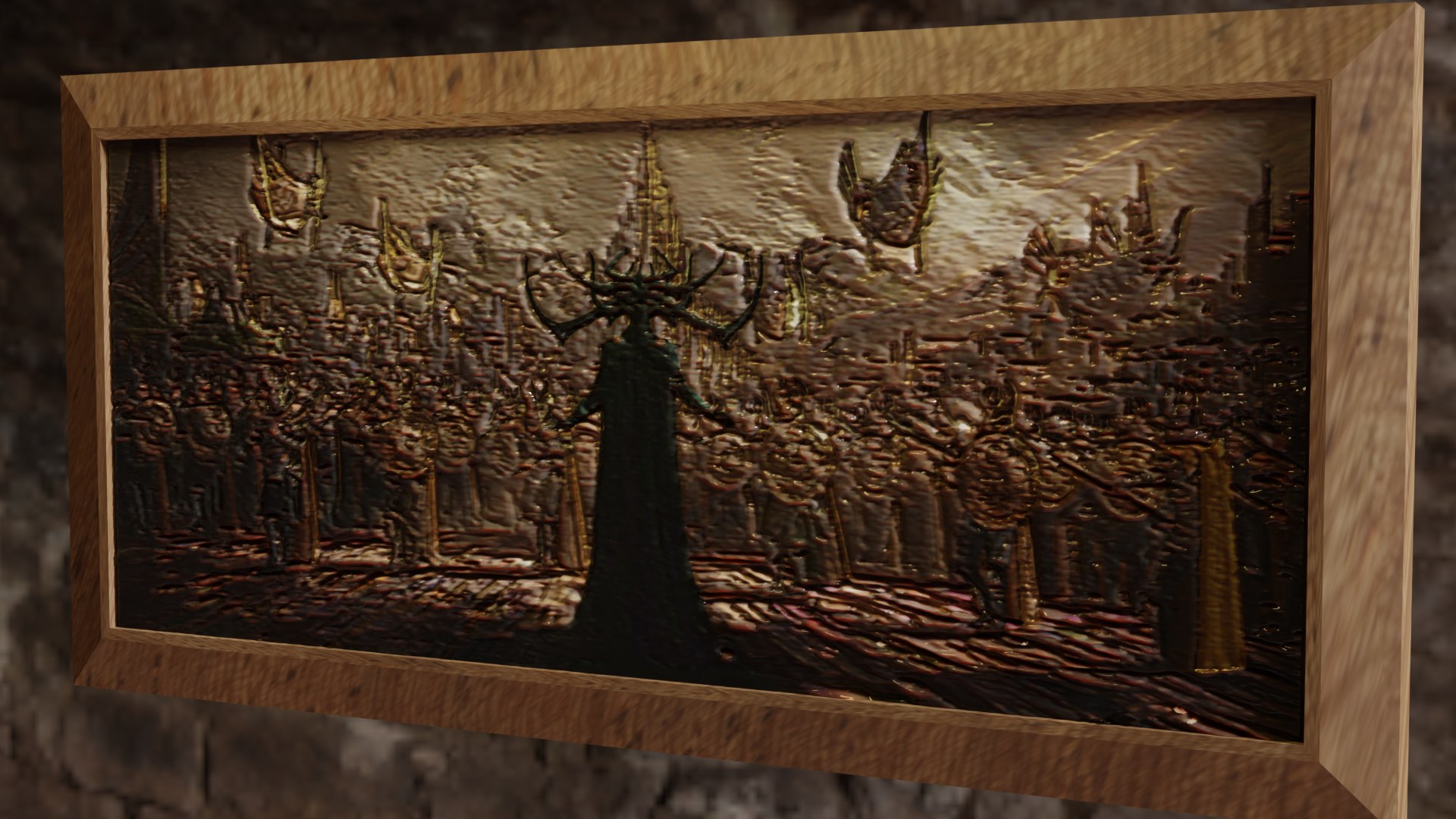 3D hELA SISTER OF THOR 3D RELIEF PRINT - TurboSquid 2102152