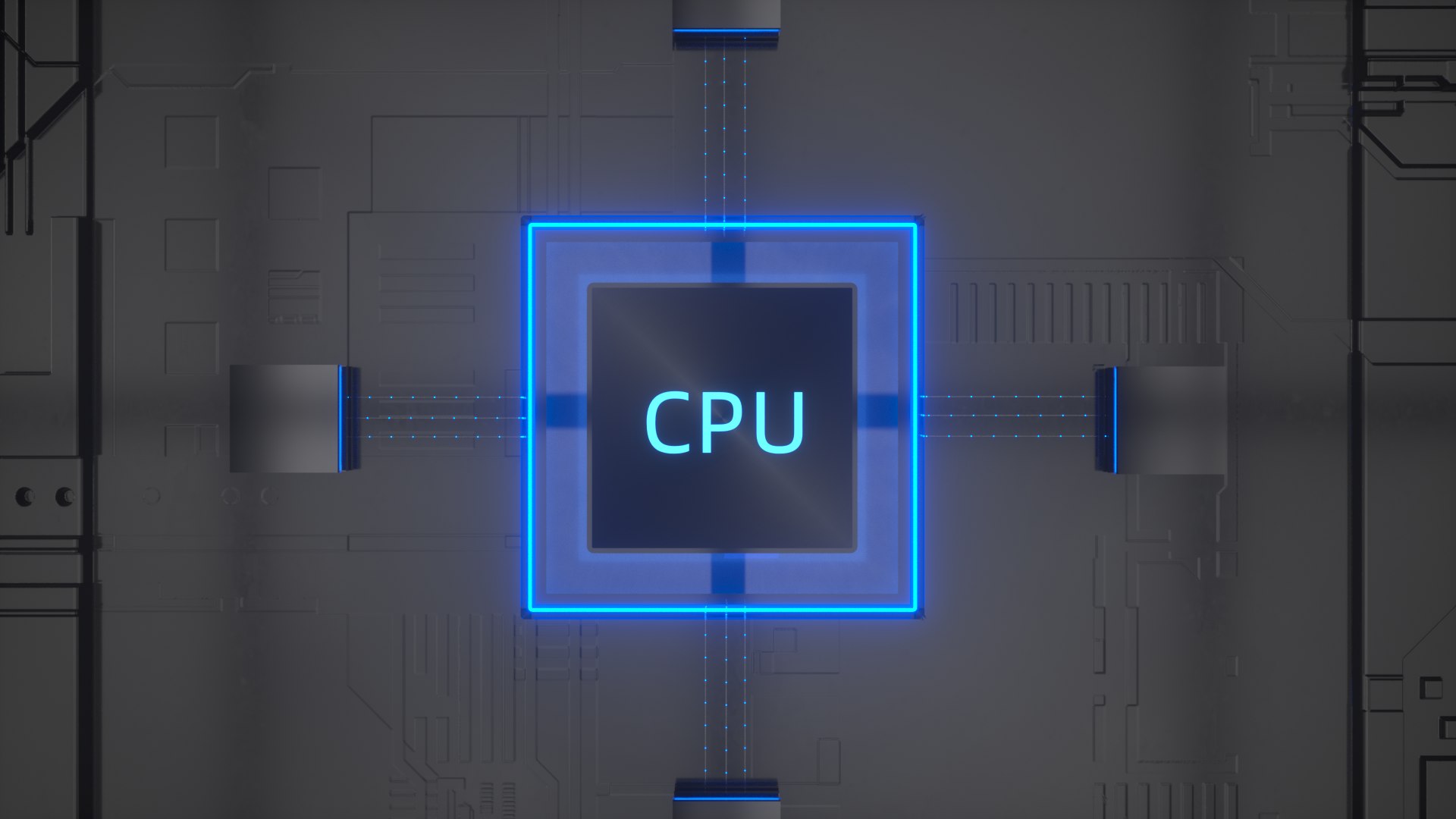 3D C4D Octane CPU Chip Core Capacitance Scifi Circuit Board 18 - TurboSquid 2141868