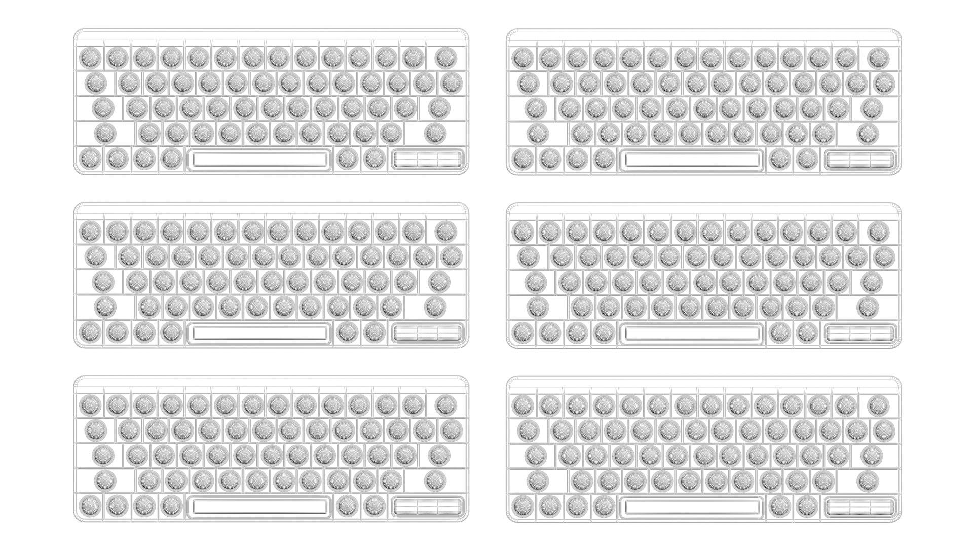 Keyboard Pop It Fidget Toys Set 3D model - TurboSquid 1769736
