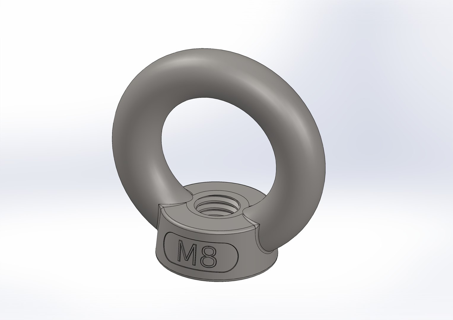 Eye Nut M8 3D Model - TurboSquid 2241736