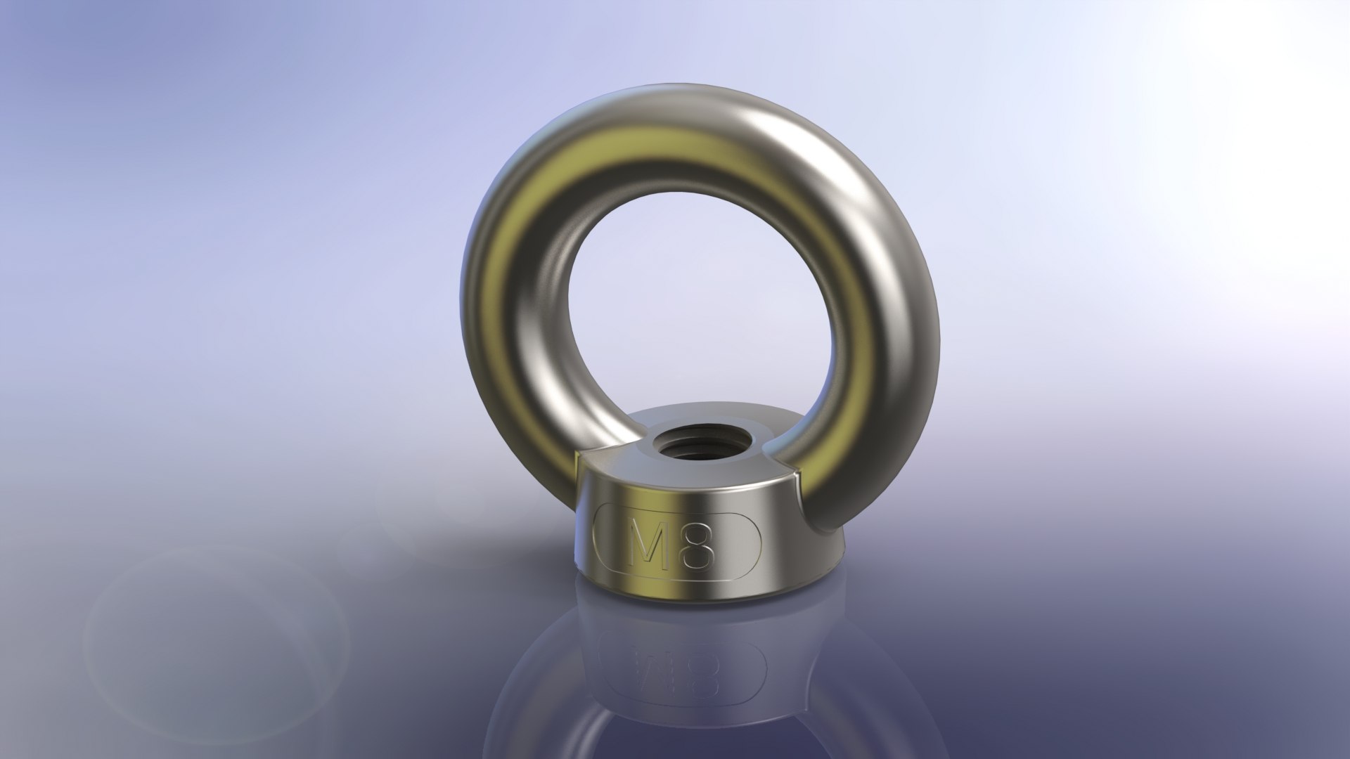 Eye Nut M8 3D Model - TurboSquid 2241736
