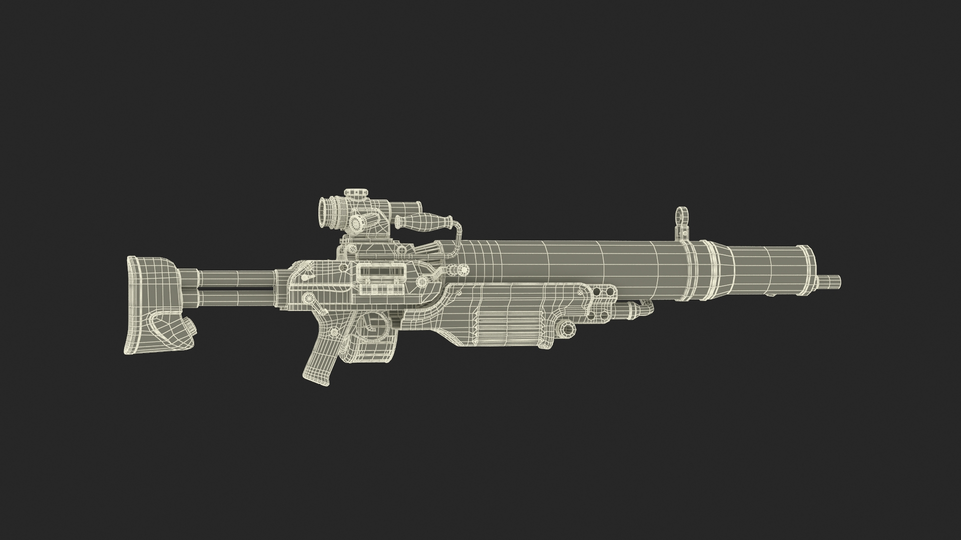 Fallout T 60 Rifle 3D Model - TurboSquid 2253077