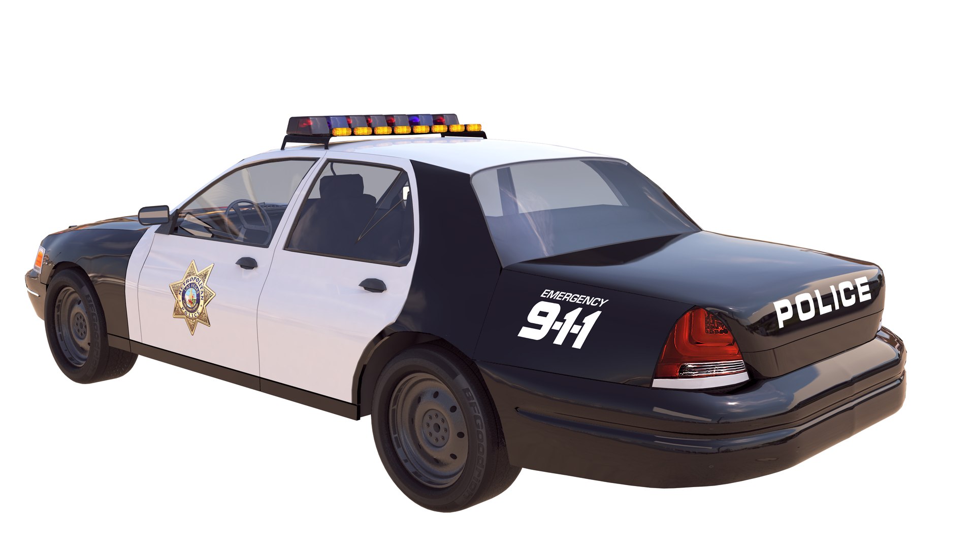 3D model police car building - TurboSquid 1607923