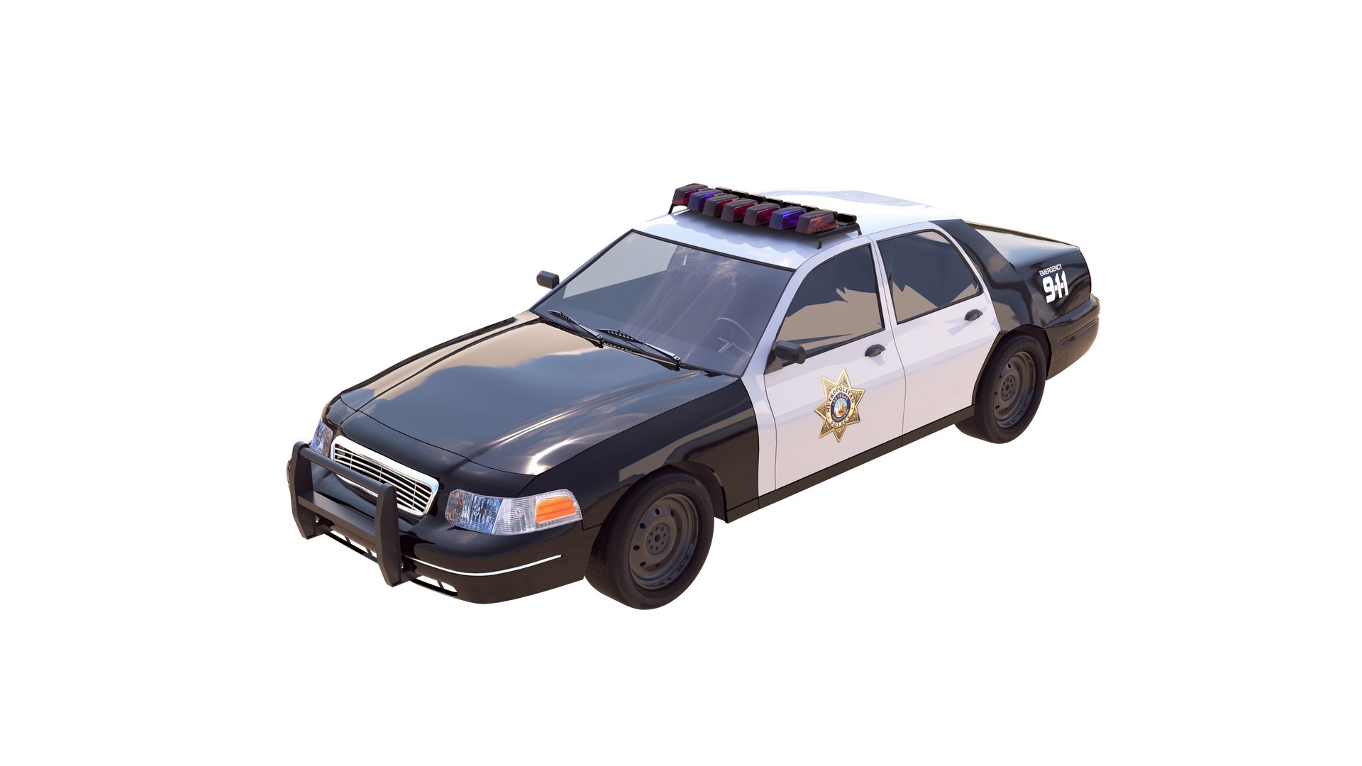3D model police car building - TurboSquid 1607923