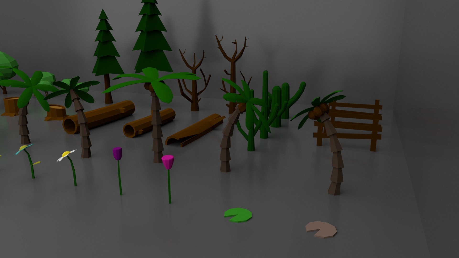 Low Poly Normal Snow Trees Pack 3D - TurboSquid 1812808