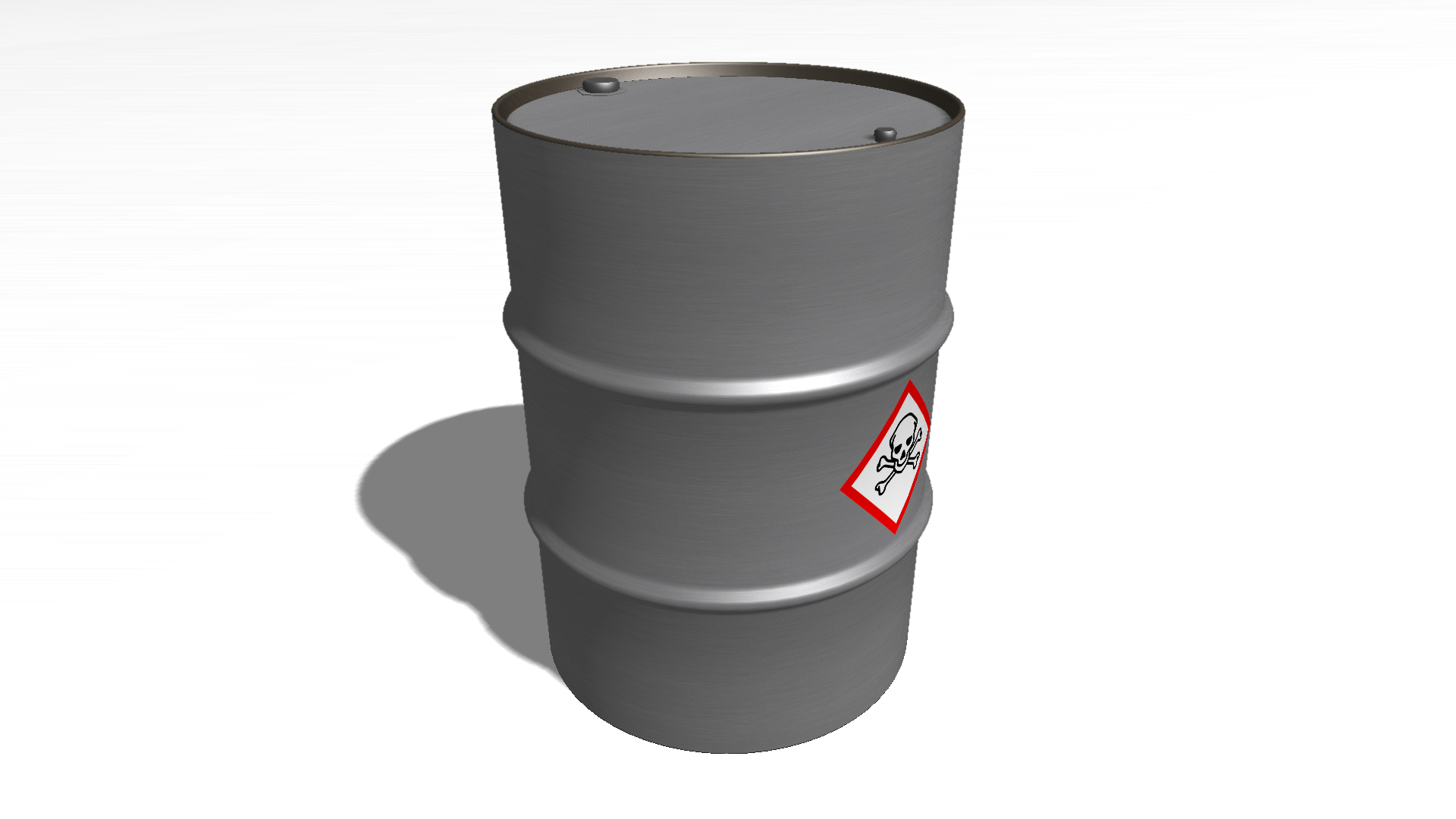 3D model Metal barrel - Poison - Basic - TurboSquid 2180598
