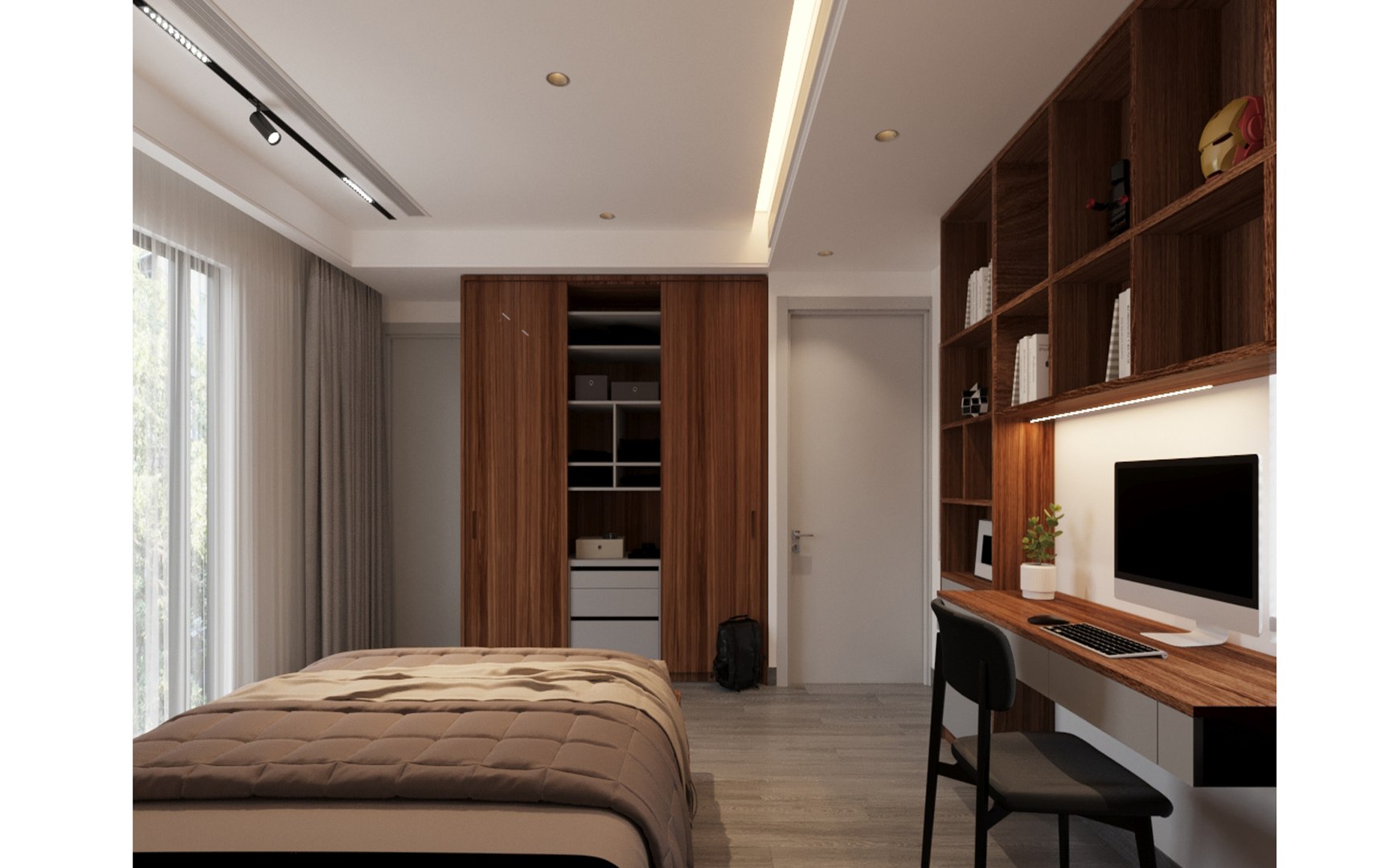 Bedroom 02 - Maihointerior model - TurboSquid 2137598