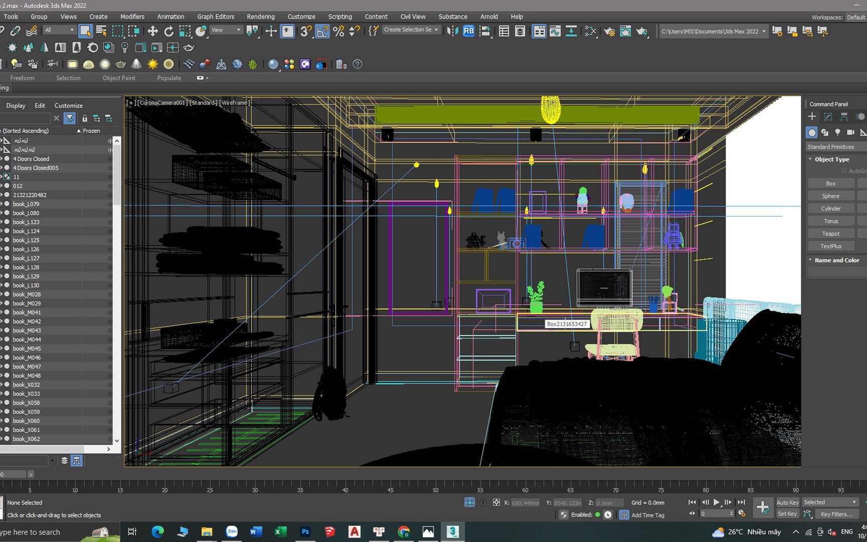 Bedroom 02 - Maihointerior model - TurboSquid 2137598