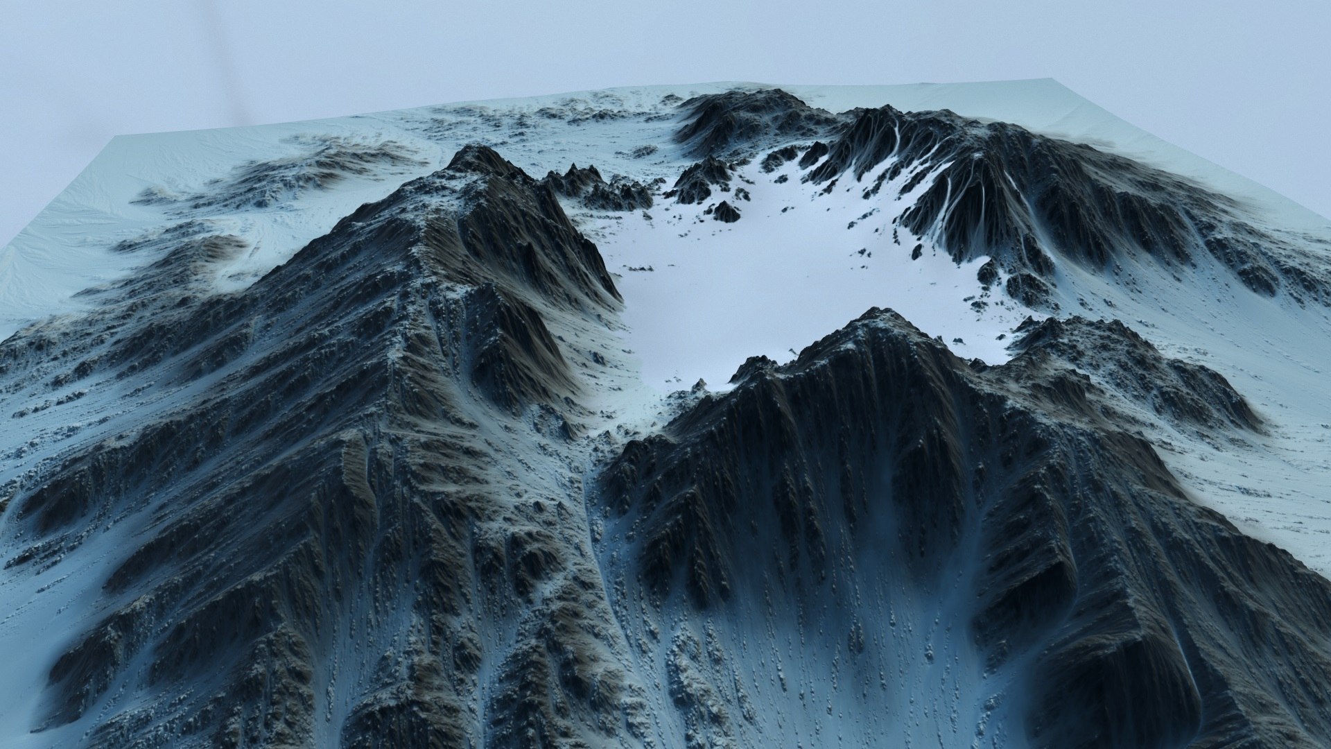Snow Mountain Obj