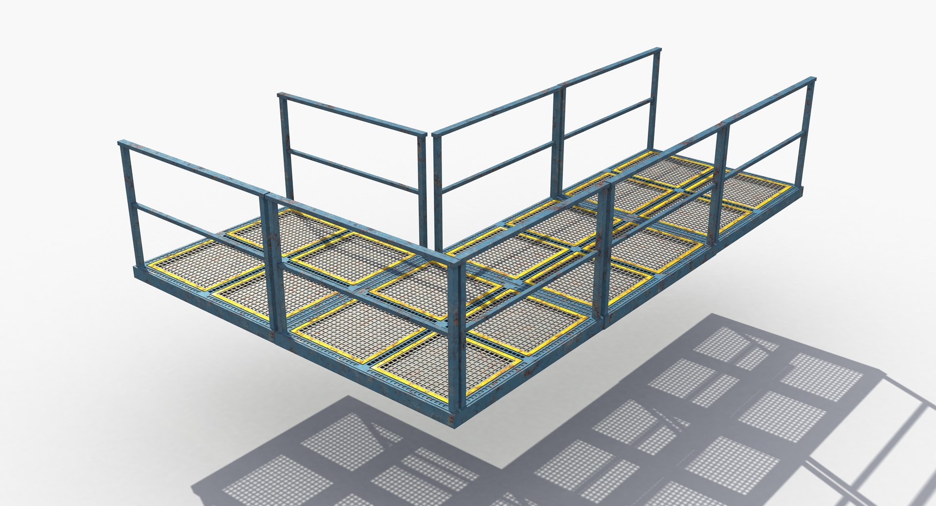 Modular Industrial Bridge 27 3D Model Model - TurboSquid 1815384