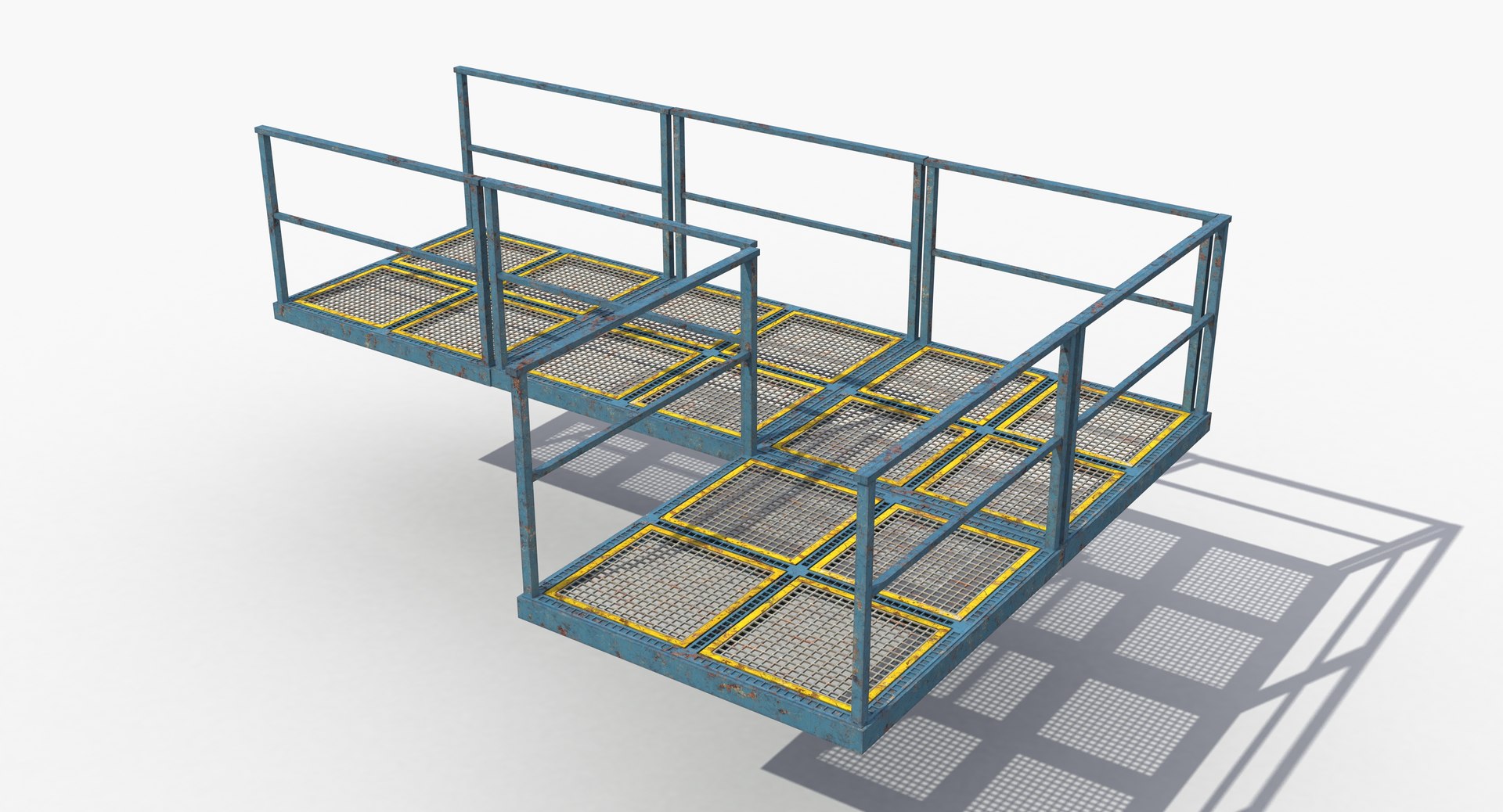 Modular Industrial Bridge 27 3D Model Model - TurboSquid 1815384
