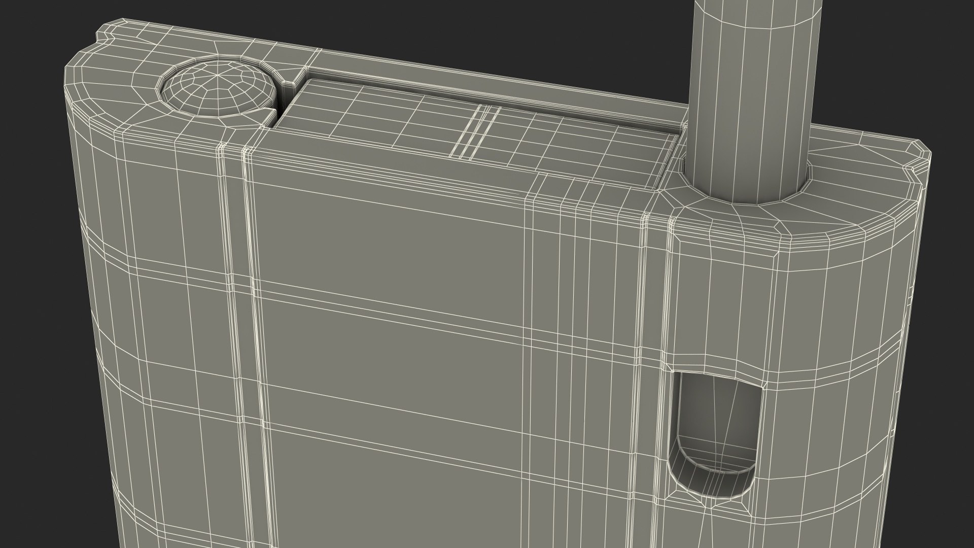 Blue Tight Steel Cable Seal Loop Model - TurboSquid 2051634