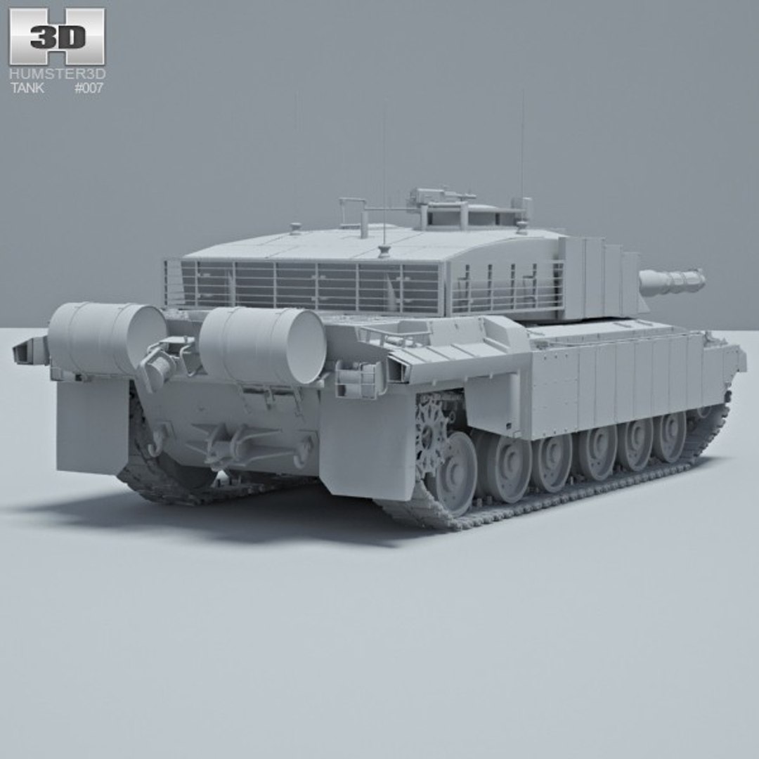 3d Challenger 2 Model