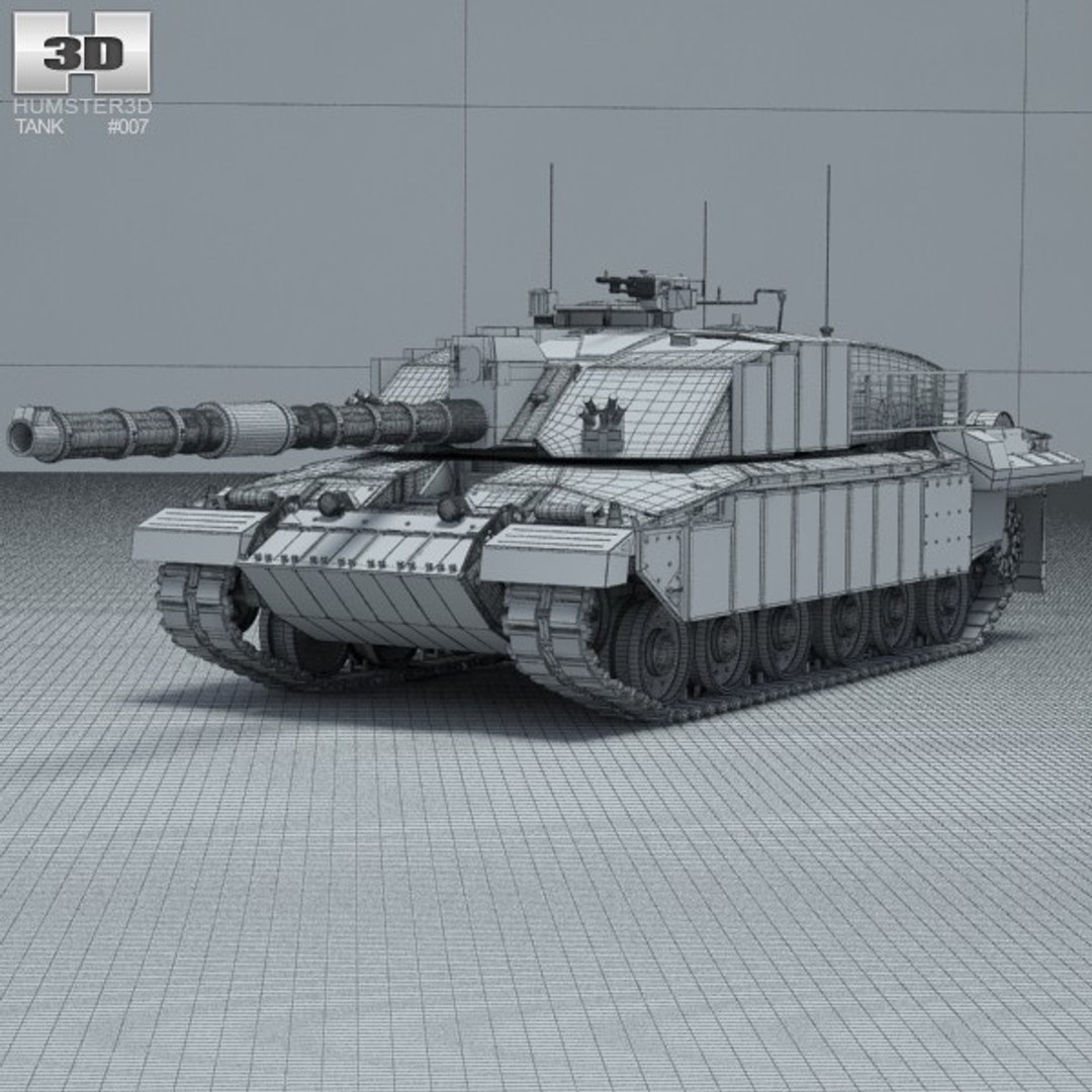 3d Challenger 2 Model