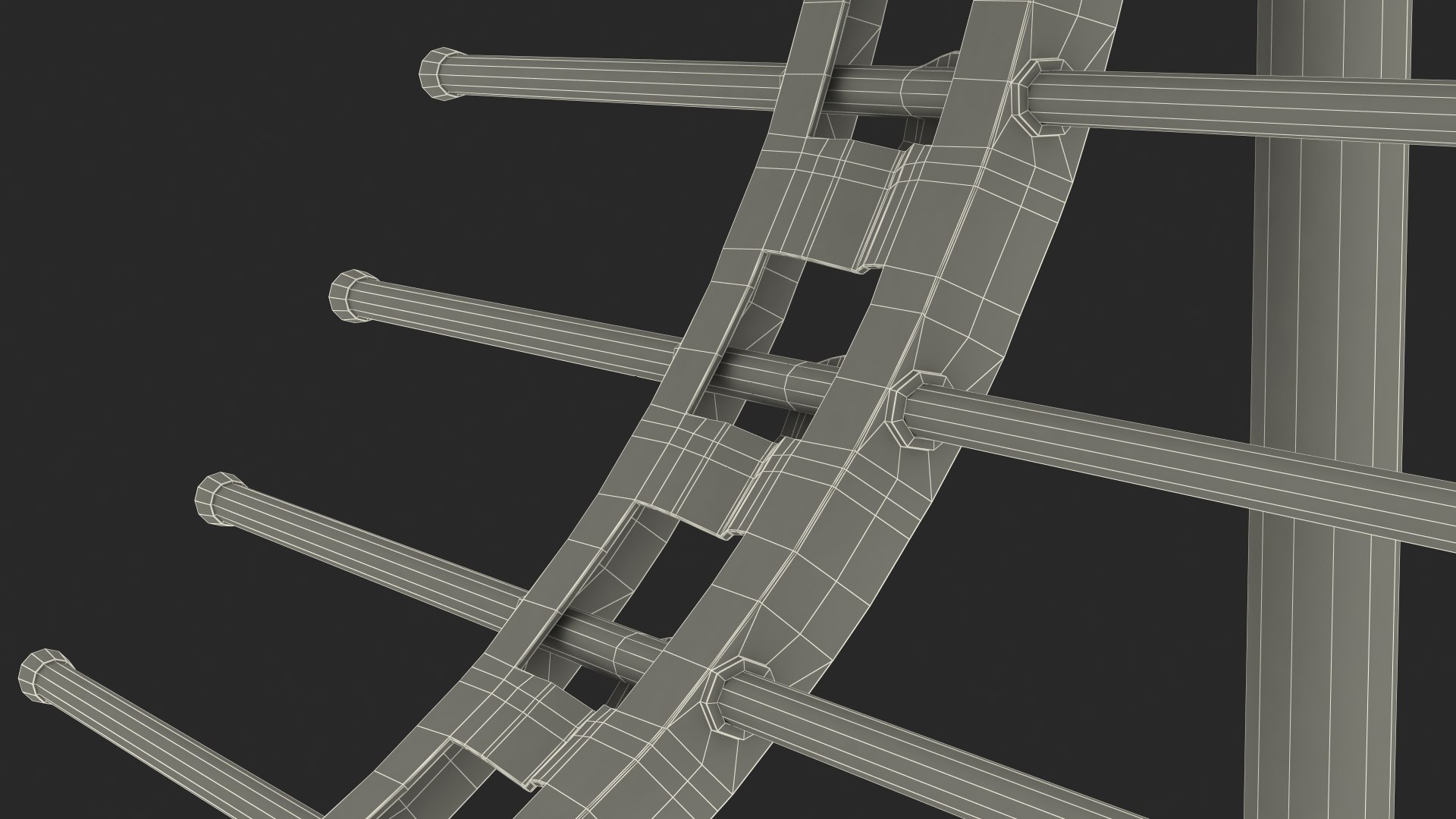 3D UHF With VHF Dipoles Long Range TV Antenna Model - TurboSquid 1772235
