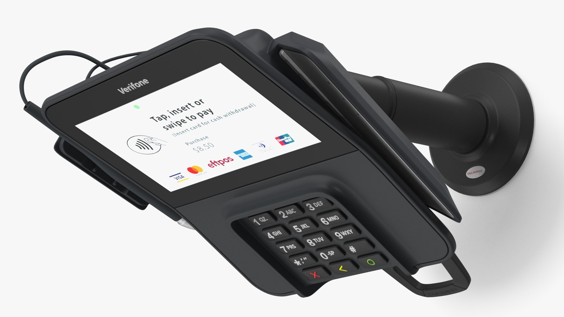 3D Verifone M400 Card Terminal Carrying Table Bracket model ...