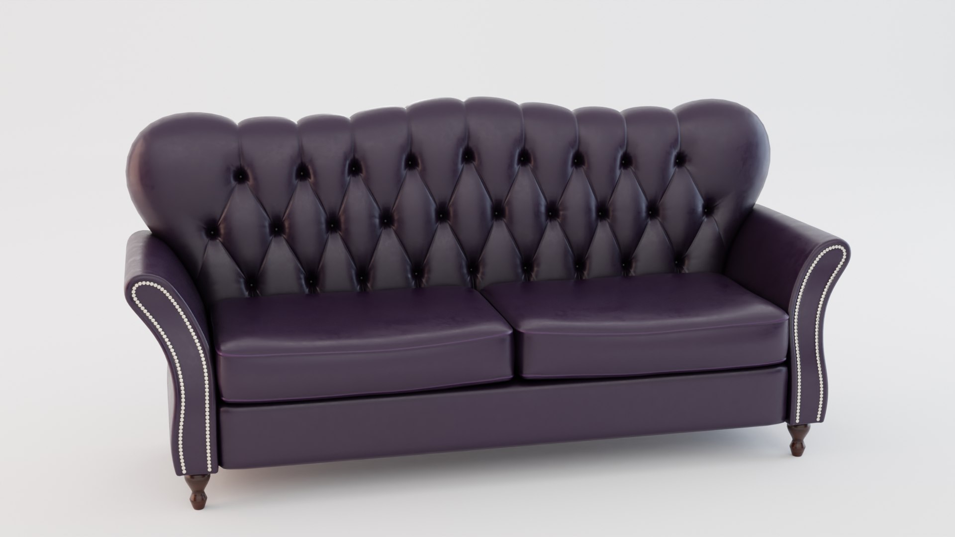 Chesterfield Sofa 6 Set 3D Model - TurboSquid 1987614