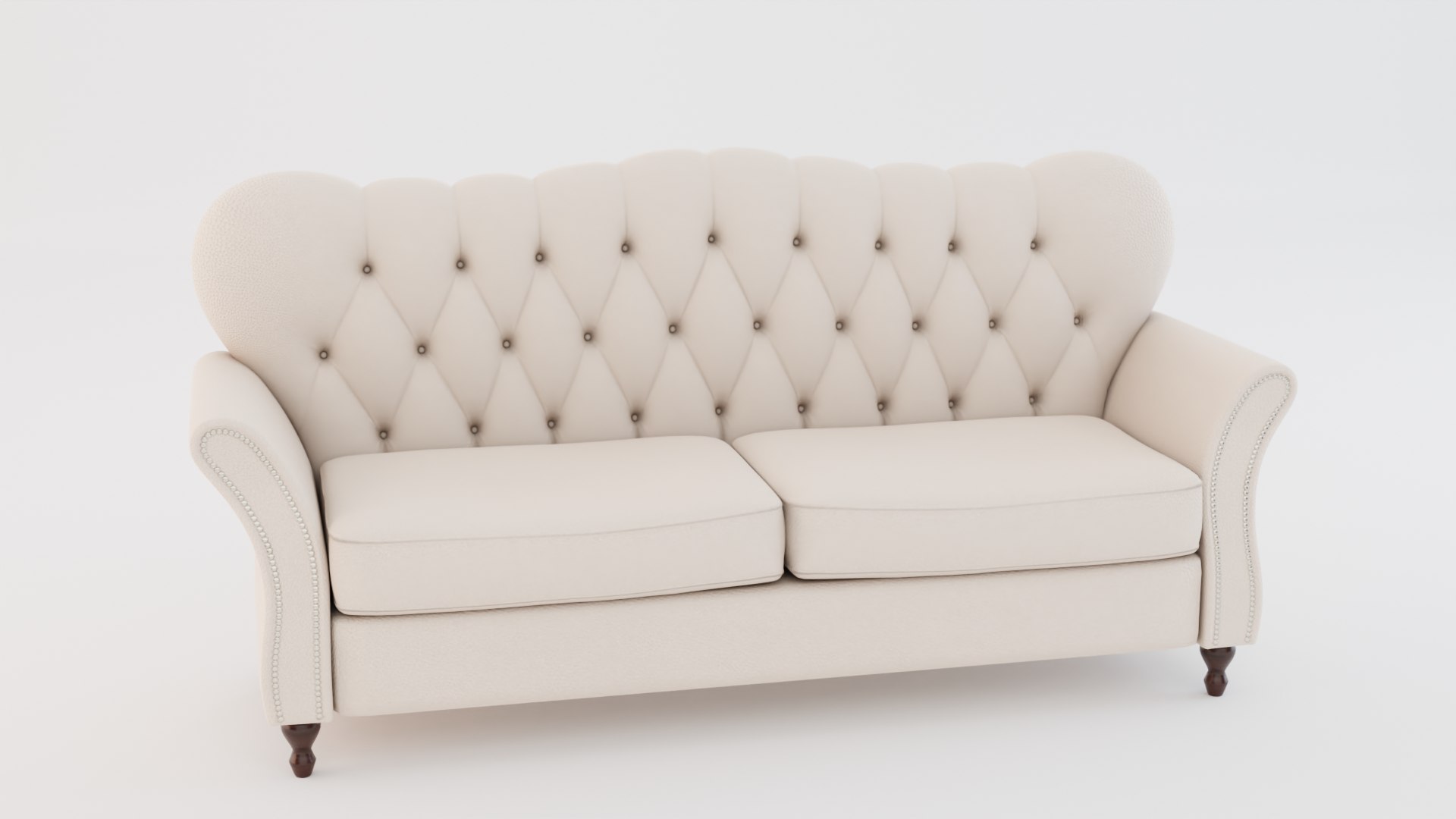 Chesterfield Sofa 6 Set 3D Model - TurboSquid 1987614