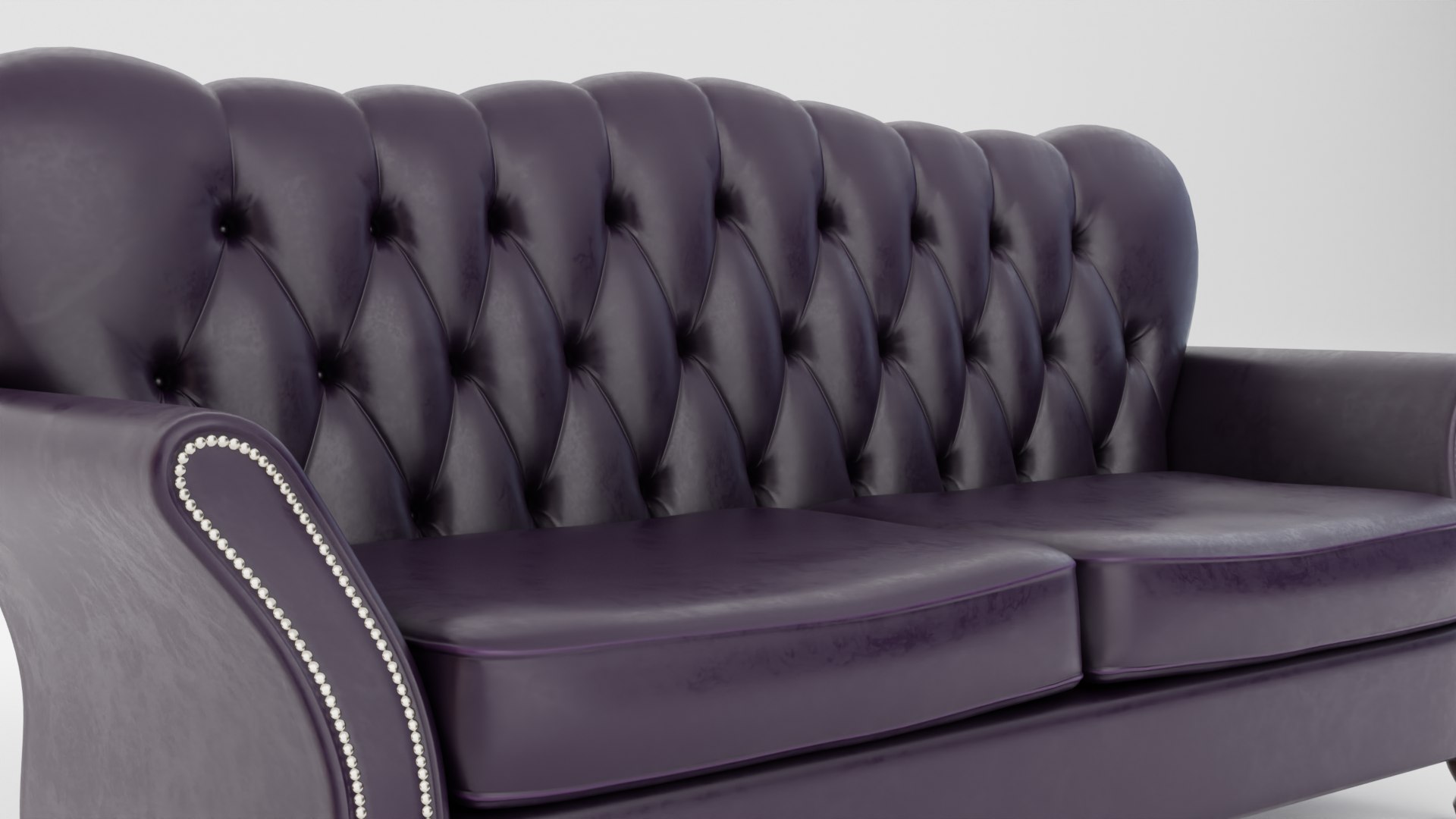 Chesterfield Sofa 6 Set 3D Model - TurboSquid 1987614