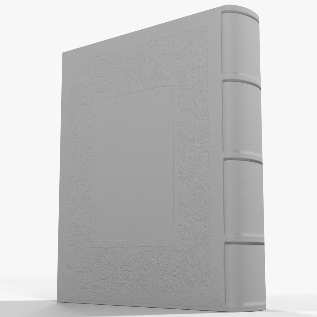 3d Old Book Model