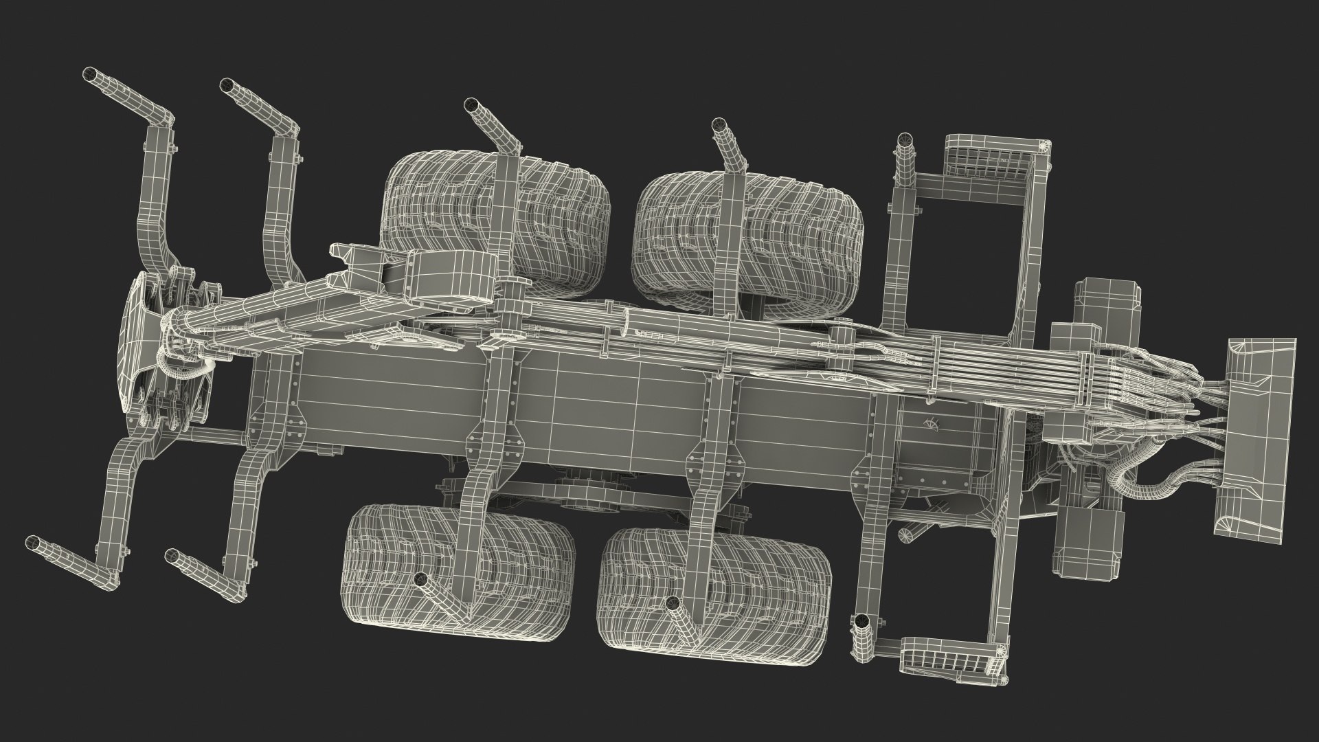 Log Loader Trailer Rigged 3D model - TurboSquid 1902487