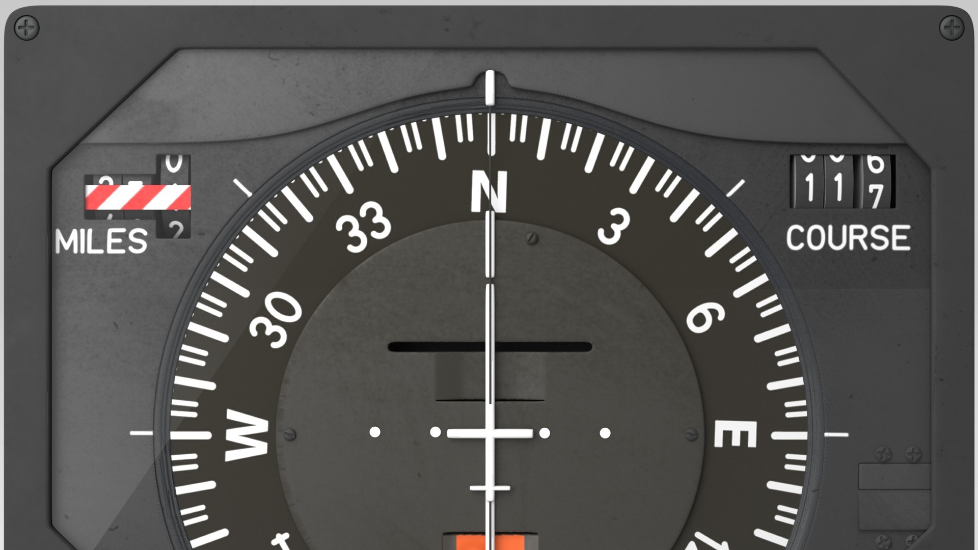 3D Horizontal Situation Indicator HSI - TurboSquid 1937993