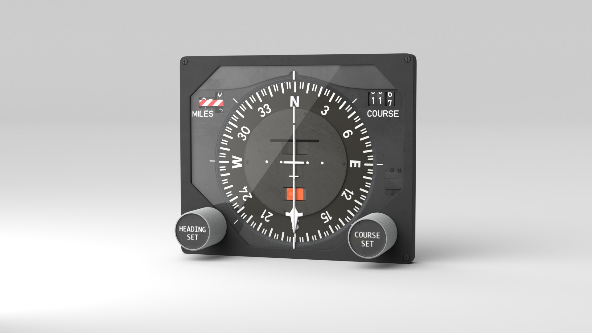 3D Horizontal Situation Indicator HSI - TurboSquid 1937993