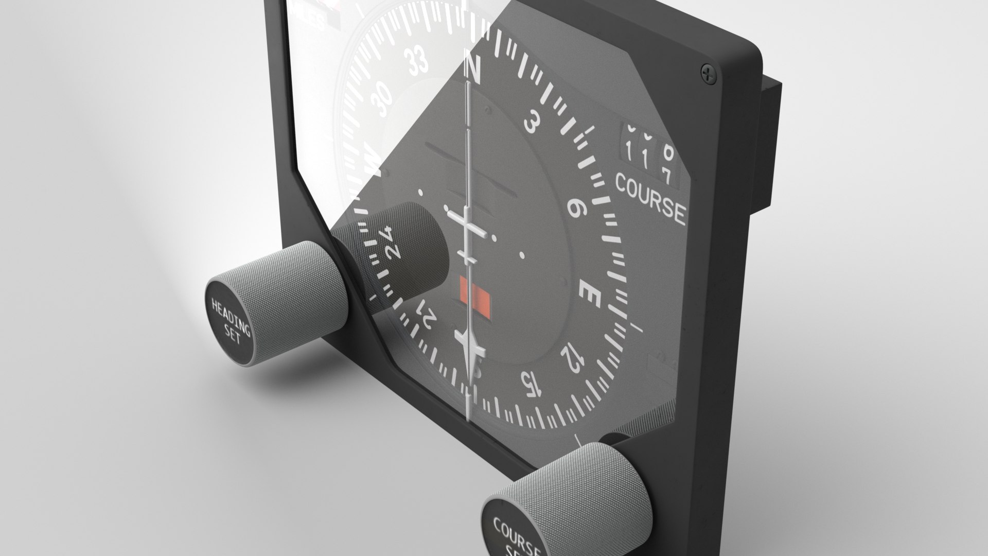 3D Horizontal Situation Indicator HSI - TurboSquid 1937993