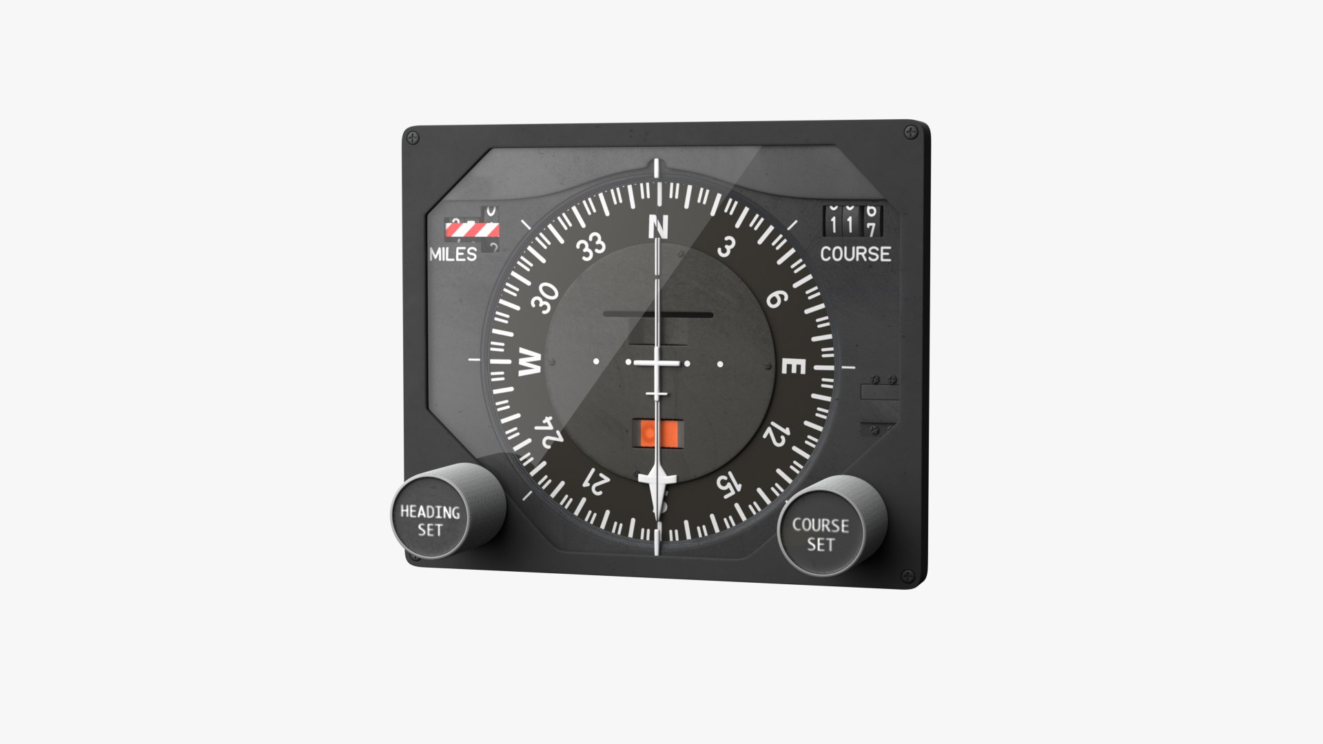 3D Horizontal Situation Indicator HSI - TurboSquid 1937993