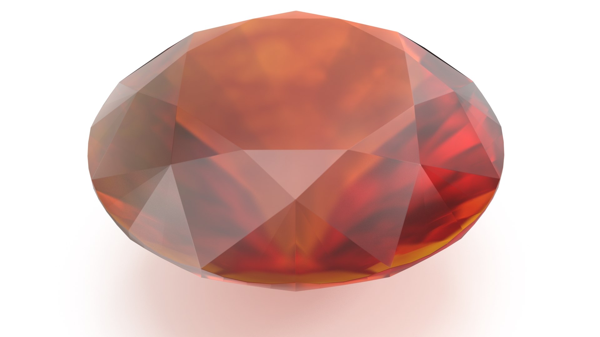 Round Brilliant Cut Amber 3D model - TurboSquid 1847930