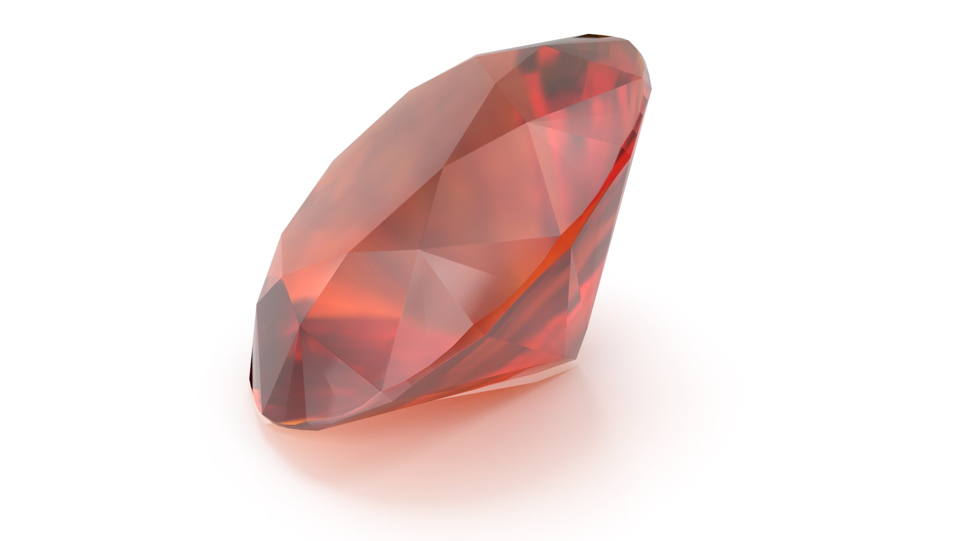 Round Brilliant Cut Amber 3D model - TurboSquid 1847930