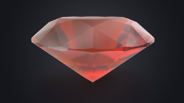 Round Brilliant Cut Amber 3D model - TurboSquid 1847930