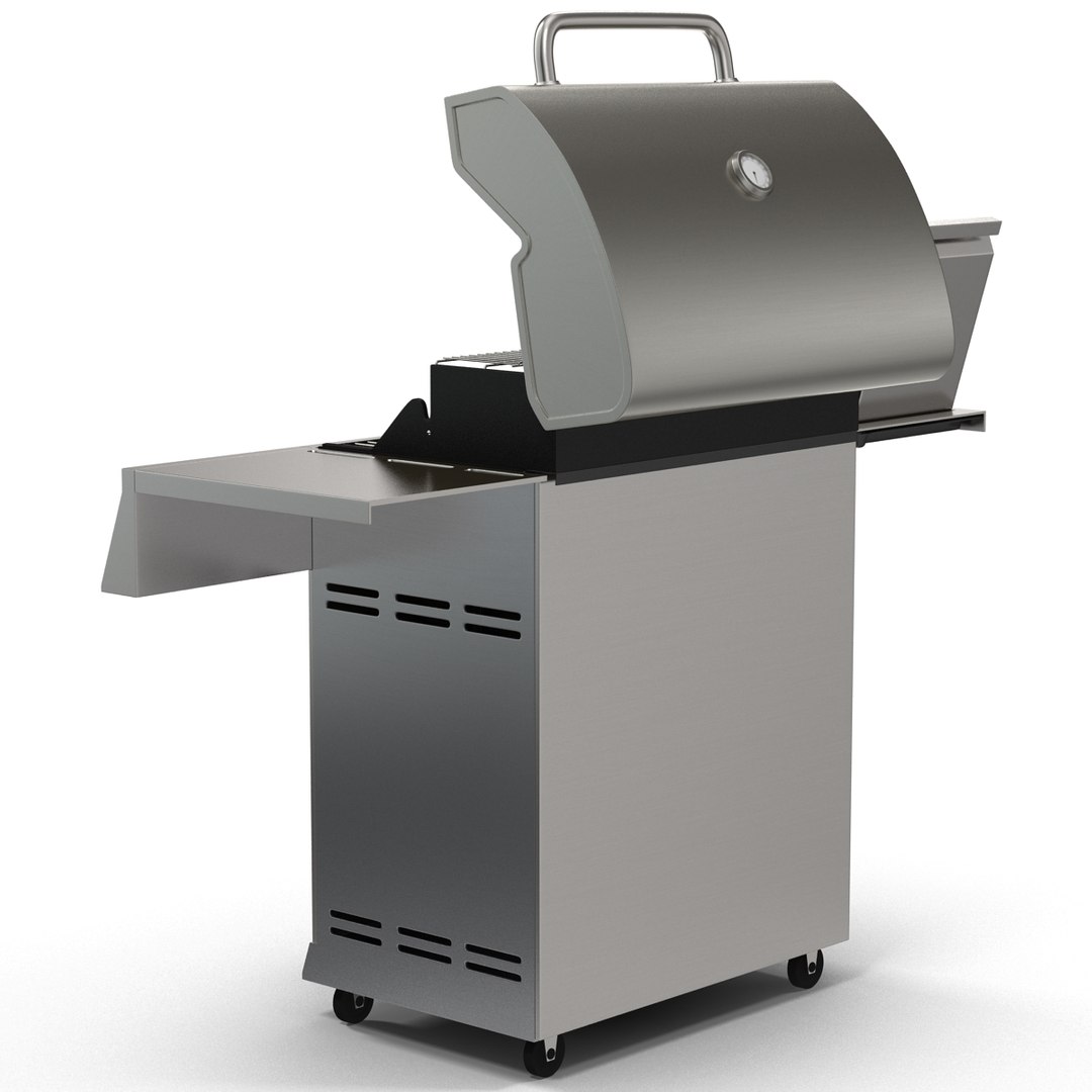 gas grill 3d model