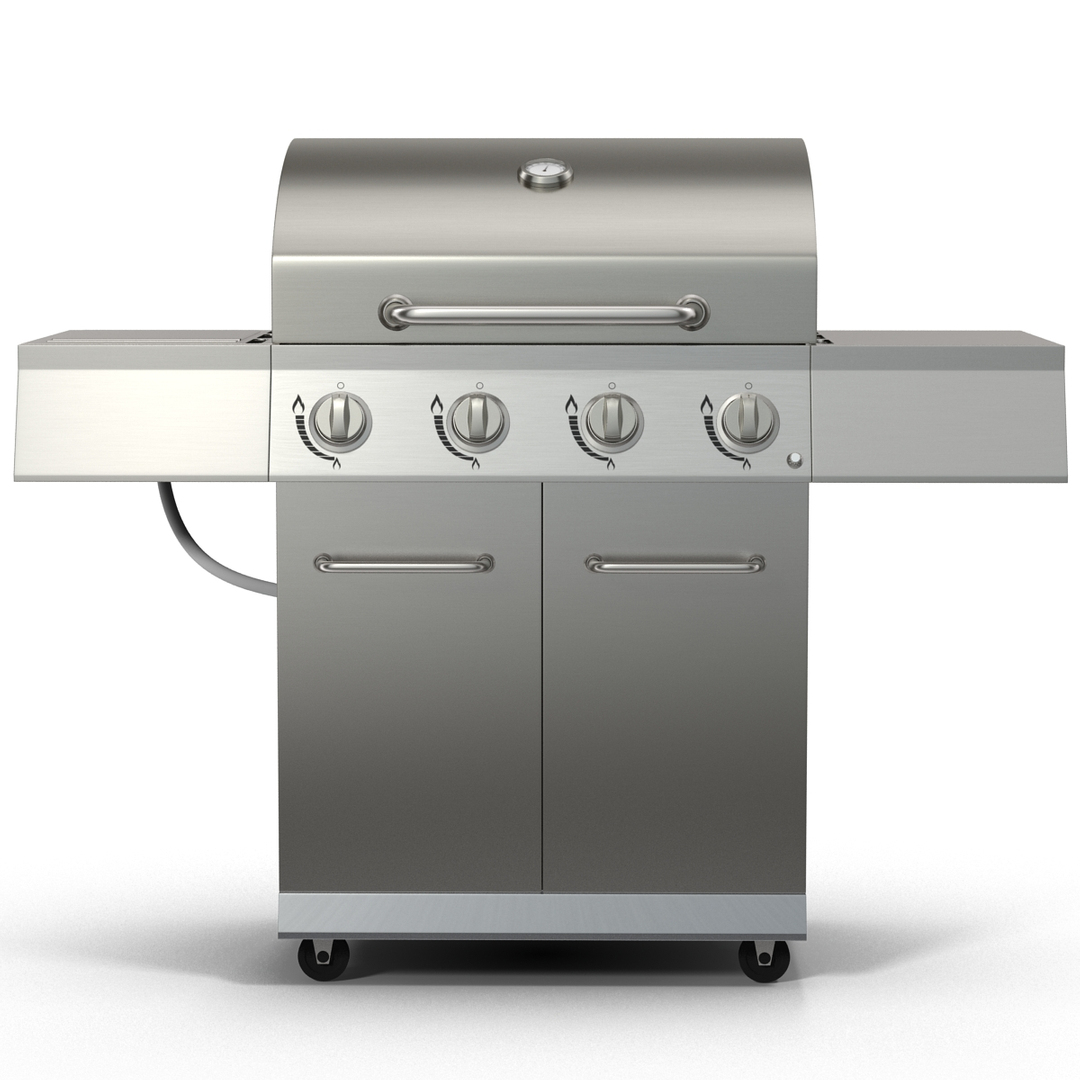 gas grill 3d model